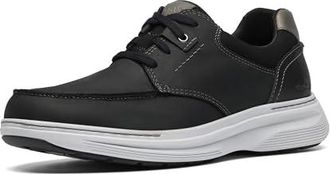 Clarks Craftwell Moc Baskets pour homme, cuir noir, 42.5 EU