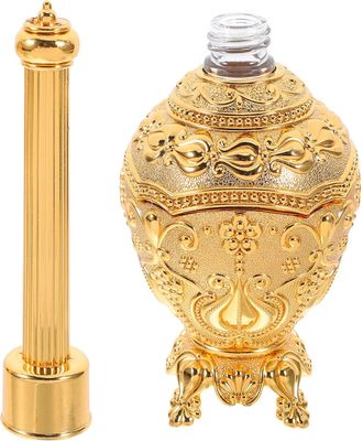 BESPORTBLE Europ&auml;ische Kleine Weihwasserflasche aus Robustem Zinklegierungs Glas Eleganter Handspender f&uuml;r Reisen und Religi&ouml;se Rituale Stilvolles Geschenk zur K