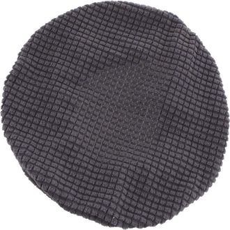 F Fityle 30-38cm kuschelig Bezug Hussen Stuhlbezug Schonbezug für Stuhl Hocker, Dunkel grau