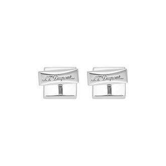 S.T. Dupont Boutons de manchette pointe de diamant carr&eacute;s