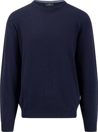 Fynch-Hatton Strickpullover aus Kaschmir mit Rundhalsausschnitt Navy / 3XL