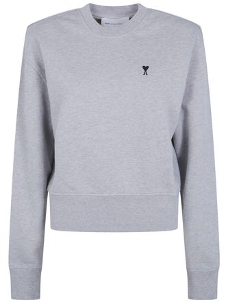 Ami Sweatshirt Contrast Detail Quota Ami De Coeur