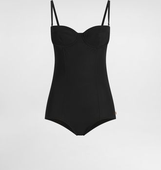 Dolce & Gabbana Balconette-badeanzug - Frau Bademode Schwarz Jersey 2