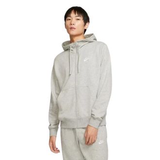 Nike Homme, Sport, Gris, Taille: XL Haut Manches Longues Club Sportswear