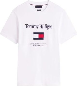 Tommy Hilfiger T-shirt manches courtes avec logo brod&eacute;