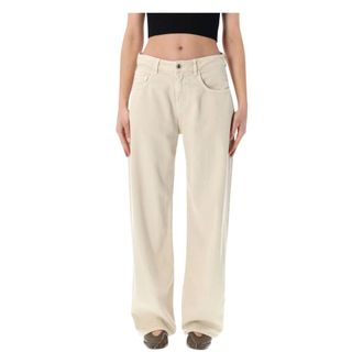 Icon Denim Los Angeles Femme, Jeans, Beige, Taille: W27 Wide Jeans