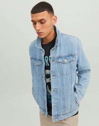 Jack & Jones 023 - Veste en jean - Bleu