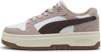Puma Sneakers basses en su&egrave;de Rebound Femme pour Femme, Chaussures, Beige, 35.5