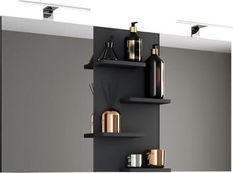 ebuy24 Budasi Bad Spiegel schwarz