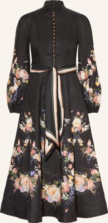 Zimmermann Leinenkleid Valiant schwarz