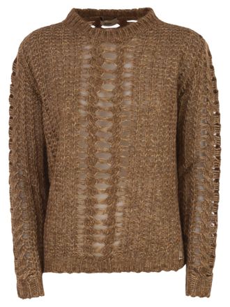 Herno Pull tricot&eacute; &agrave; col rond Herno