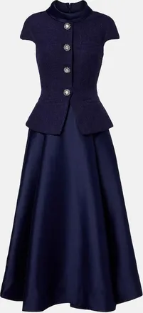 Self Portrait Robe midi