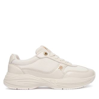 Tommy Hilfiger Sneakers Tommy Hilfiger Modern Runner Shiny Leather FW0FW09413 Beige