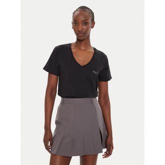 Pepe Jeans London T-Shirt Fiore PL505948 Schwarz Regular Fit