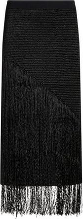 Adolfo Dominguez Jupe midi &agrave; franges