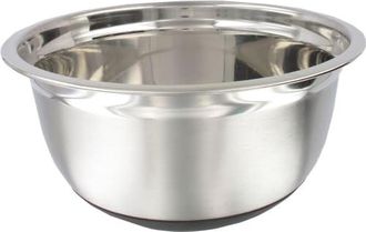 Zenker Fackelmann 29607 Bol &agrave; mixer, bol &agrave; mixer pour p&acirc;tisserie, bol &agrave; mixer base anti-d&eacute;rapante, Acier inoxydable, Argent&eacute;, 24 cm