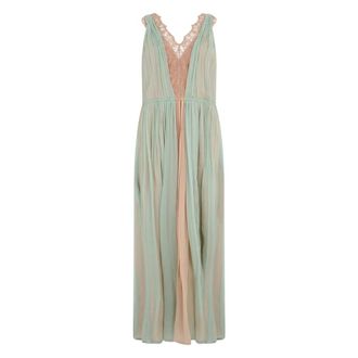 Alberta Ferretti Femme, Robes, Multicolore, Taille: 42 FR &Eacute;l&eacute;gante robe longue d&eacute;collet&eacute;e pour occasions sophistiqu&eacute;es