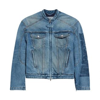 Balenciaga Herren, Jacken, Blau, LGr&ouml;&szlig;e