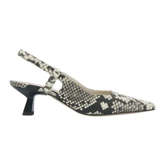 VIA VAI Femme, Chaussures, Noir, Taille: 37 EU Suzy Aliya Slingbacks Imprim&eacute; Serpent