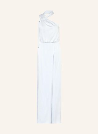 HUGO BOSS Jumpsuit Descarla Aus Satin blau