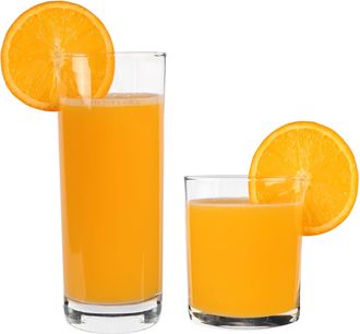 Argon Tableware 12-teiliges Glasgeschirr-Set - 280 ml und 360 ml - klassische Kollektion - kleine Whiskey-Becher, spülmaschinenfestes Highball-Glas, moderne Hiball-Gl