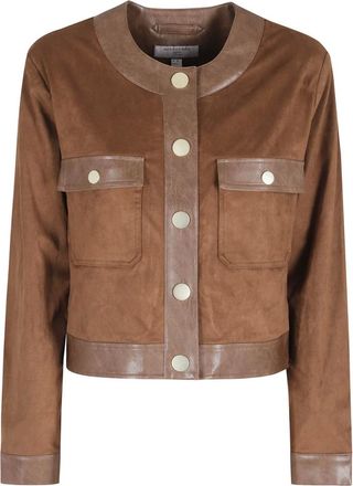 Urban Code Femme, Vestes, Brun, Taille: 38 FR Vest