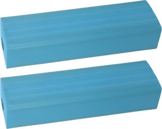 Aboofan 2 St&uuml;ck Pack Hantelscheiben D&auml;mpfungsmatten 42X12X9cm Sto&szlig;d&auml;mpfende Bodenschutzmatten aus Robustem Material mit Rutschfester Oberfl&auml;che f&uuml;r Gewichtheb