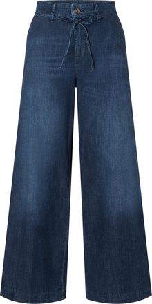 MAC Broeken Weite Jeans MAC WENDY, Damen, Gr. 34, L&auml;nge 32, high fashion blau wash, Denim/Jeans, Obermaterial: 98% Baumwolle, 2% Elasthan, bequem lang, Jeans, mit