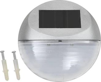 vidaXL Vidaxl - Outdoor Solar-Wandleuchten led 12 Stk. Rund Silbern