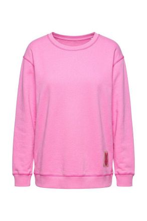 Ulla Popken Sweater Sweatshirt Ziern&auml;hte Oversized Rundhals Langarm
