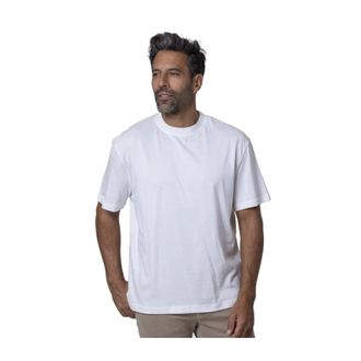 Eleventy Wei&szlig;es Rundhals-T-Shirt mit kurzen &Auml;rmeln - - Tops - Herren - Wei&szlig; - L