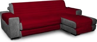 Italian Bed Linen Trendy Doubleface Couchüberzüge, Bordeaux 290cm