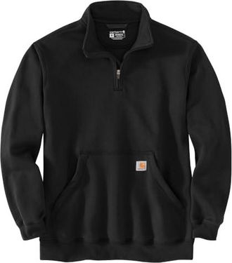 Carhartt Work in Progress Sweat-shirt &agrave; fermeture &eacute;clair quart, Noir, S grande taille