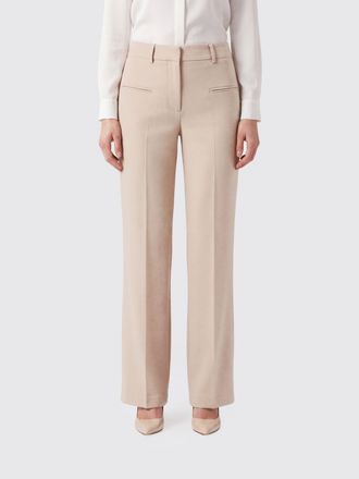 Federica Tosi Pantalon droit tailleur en cr&ecirc;pe &agrave; taille haute
