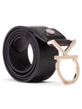 Calvin Klein Dameng&uuml;rtel Ck Adj.Logo Belt 3.5Cm K60K602141 Schwarz