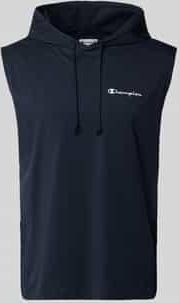 Champion Hoodie mit Label-Stitching