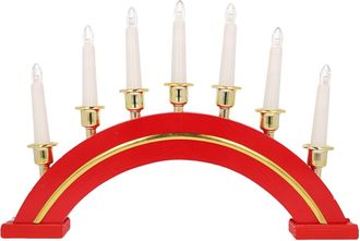 My Flair MyFlair Kerzenbr&uuml;cke, rot, Gold, s.h. Artikelma&szlig;e