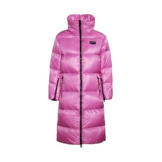 Duvetica G&uuml;rtel-Longdaunenjacke mit Kapuze - - Coats - Damen - Rosa - M