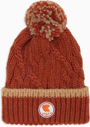 Gallo Gallo, unisex, Accessoires, Multicolore, Taille: ONE Size Berretto risvolto motivo treccia tinta unita