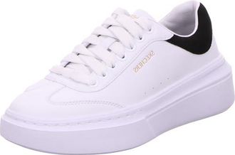 Skechers Go Walk Arch Fit Motion Breeze, Chaussures de Sport pour Femme, White Duraleather Black Trim, 41 EU