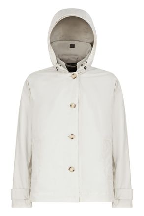 Geox Damen W Anyweco Parka Jacket, MOONBEAM, 38 EU