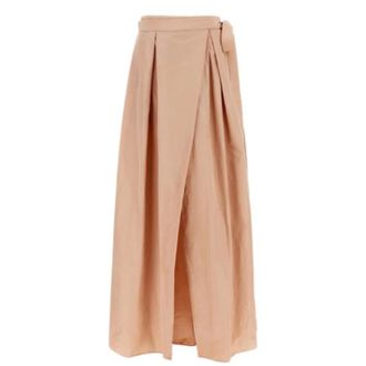 Pinko Pinko, Femme, Jupes, Rose, Taille: 44 FR Raponzolo Taffeta Skirt