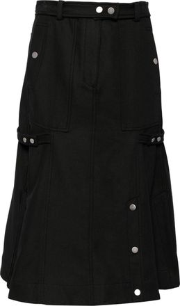 3.1 Phillip Lim Godet Utility-Rock - Schwarz