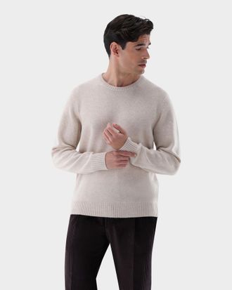 van Laack Rundhalspullover aus Kaschmir