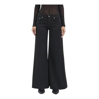 Dondup Pantalone Marlen Wide-Leg - - Jeans - Damen - Schwarzk - W27