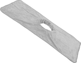 Cabilock Atmungsaktiver Massagebettbezug mit Gesichtsausschnitt Wiederverwendbares Weiches Handtuchmaterial Verdickte Polsterung für Spa Kosmetik Massagesalon 