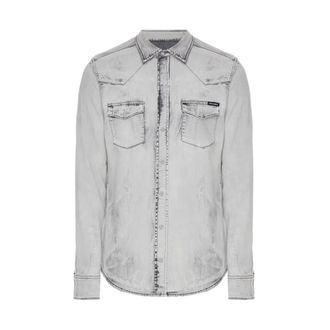 Dolce & Gabbana Homme, Chemises, Gris, Taille: M Chemises