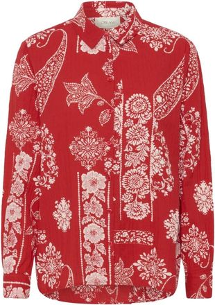 Cream Femme, Blouses et Chemises, Rouge, Taille: 38 FR Chemises