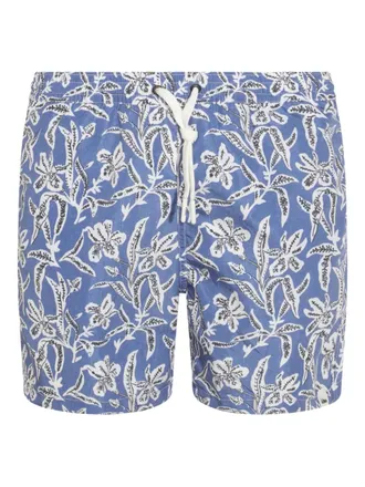 Altea short de bain imprim&eacute; - Bleu
