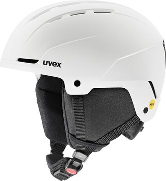 Uvex Glance MIPS - robuster Skihelm f&uuml;r Damen und Herren - individuelle Gr&ouml;&szlig;enanpassung - optimierte Bel&uuml;ftung - wei&szlig; matt - 58-62